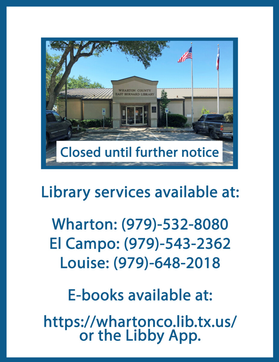 Newsflash - Wharton County Library